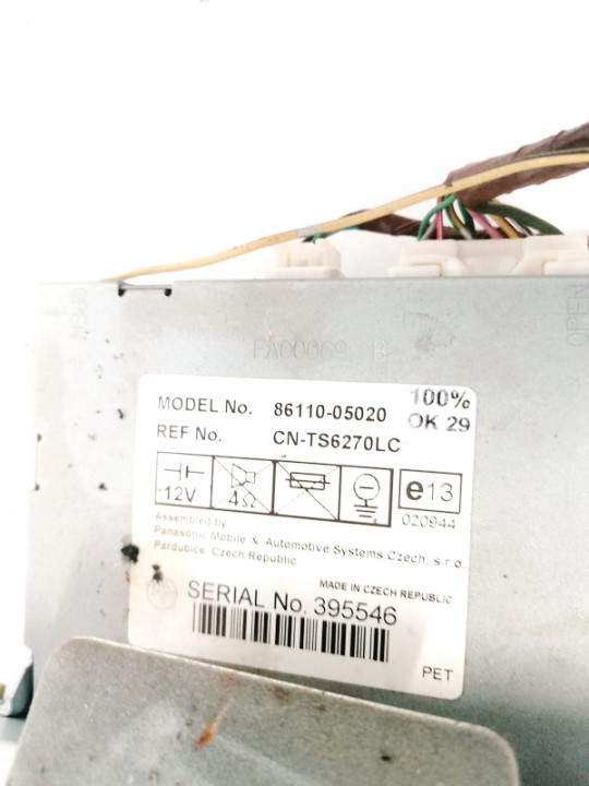 8611005020 86110-05020, CN-TS6270LC Dashboard Radio Display (Clock,Info ...