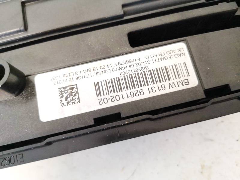 61319261102 61319261102-02, 64119287340-01 Climate Control Panel ...