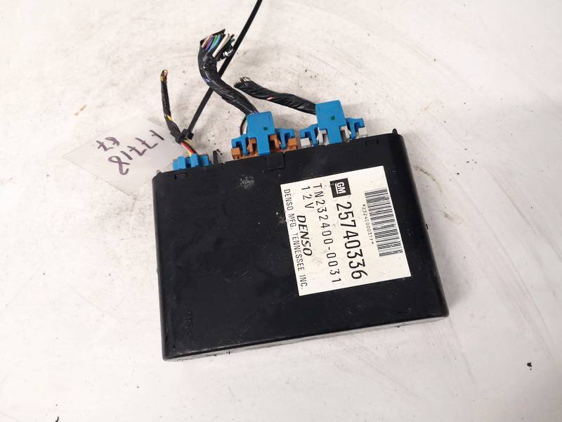 25740336 tn232400-0031 General Module Comfort Relay (Unit) Cadillac CTS ...