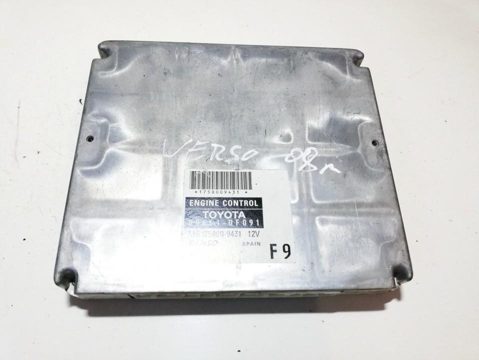 896610f091 89661-0f091 mb175800-79431 1758009431 ECU Engine Computer ...