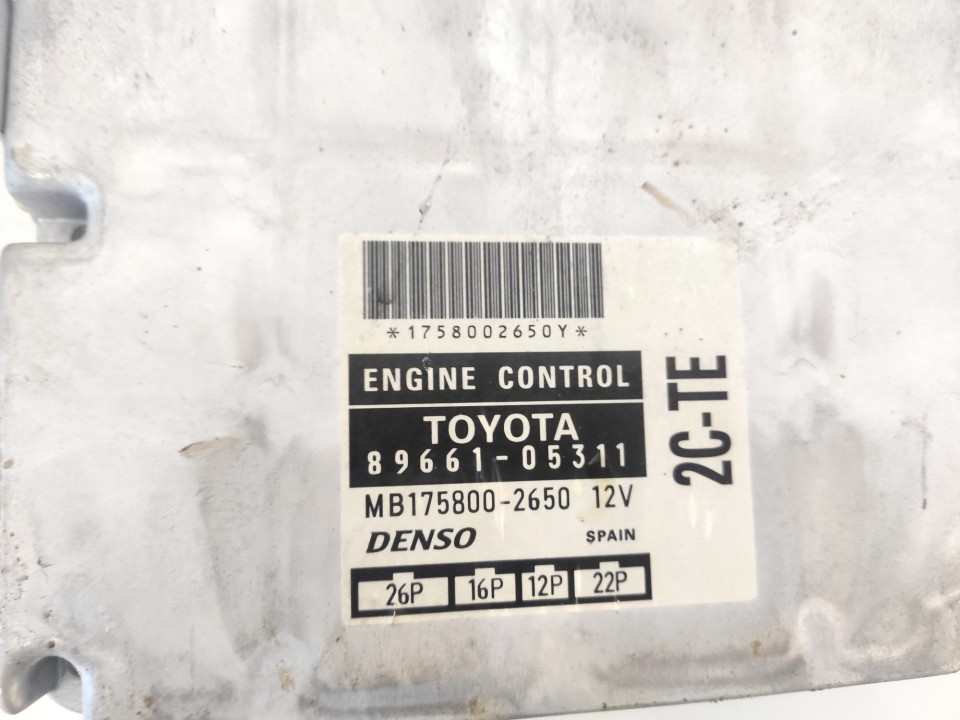 8966105311 89661-05311 ECU Engine Computer (Engine Control Unit) Toyota ...