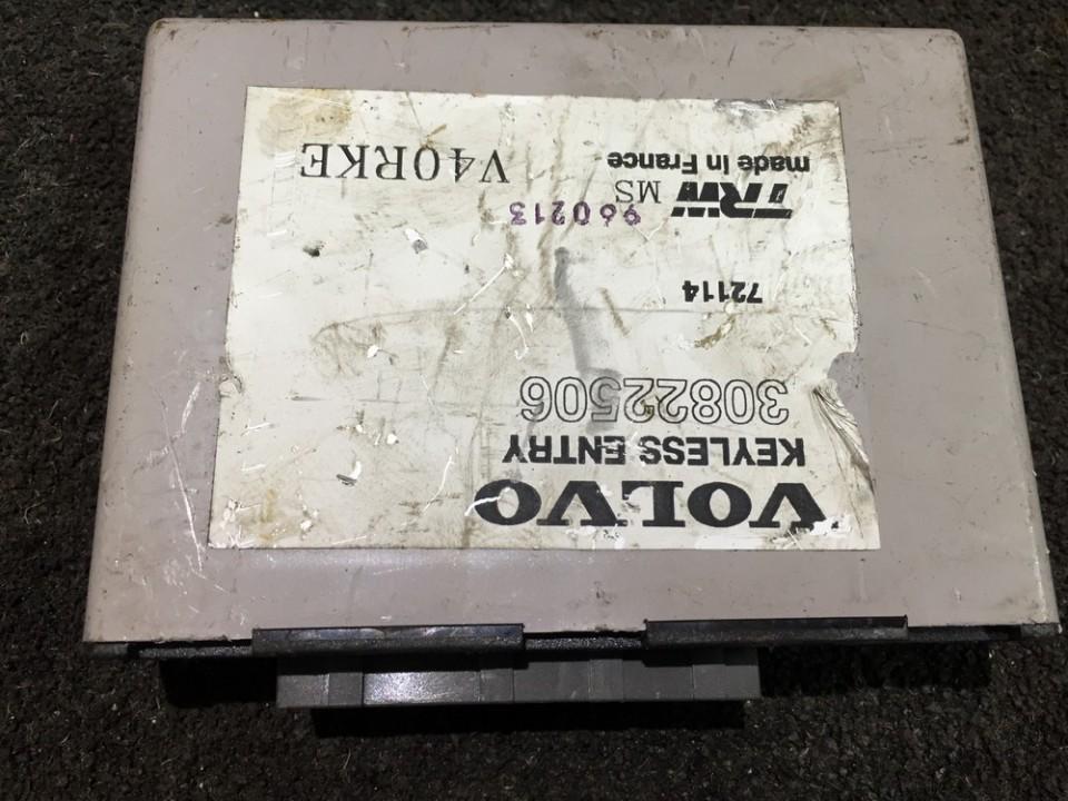 30822506 960213, V40RKE General Module Comfort Relay (Unit) Volvo S40 ...