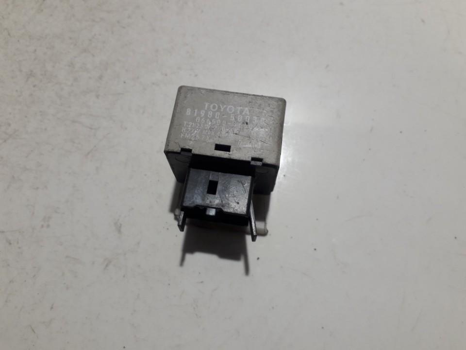 8198050030 81980-50030, 066500-4650, 0665004650 Relay module Toyota RAV ...