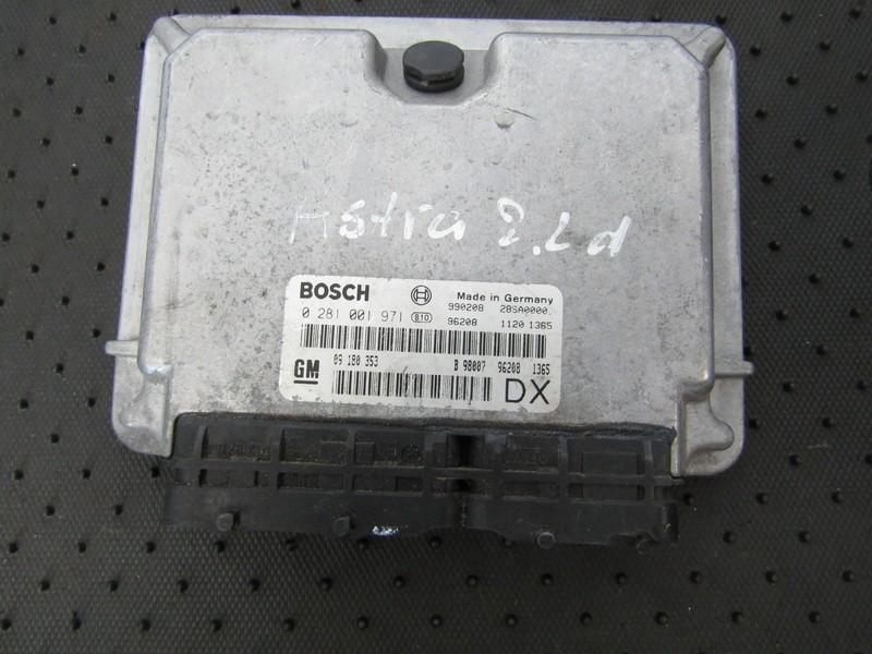 09180353 0281001971, dx ECU Engine Computer (Engine Control Unit) Opel ...