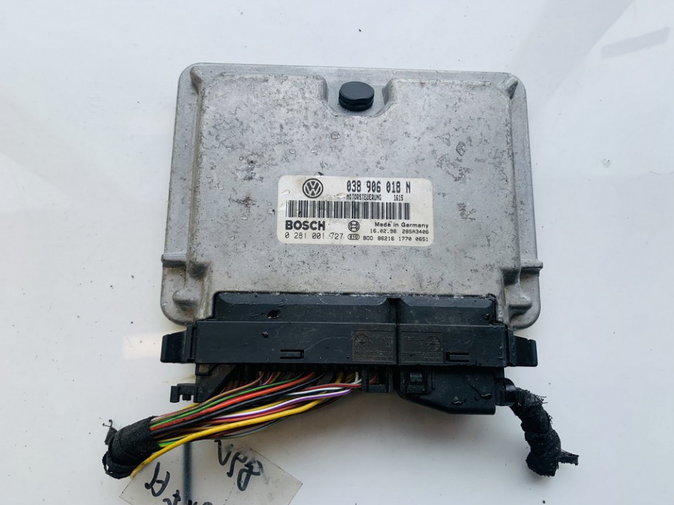 038906018n 0281001727, 28sa3406 ECU Engine Computer (Engine Control ...