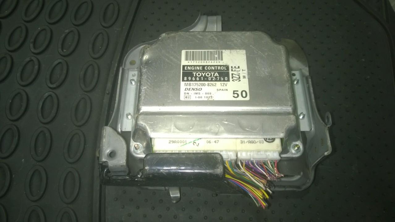 8966102750 MB1752008262, 1752008262X, 29A0001, DNIMS005, I001021 ECU ...