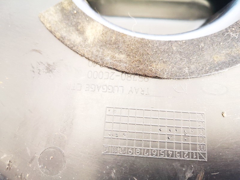 857802c000 85780-2c000 Spare wheel baggage dose (plastic bag) Hyundai ...