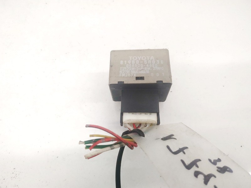 8198050030 81980-50030, 0665004650 Relay module Toyota RAV-4 2001 2.0L ...