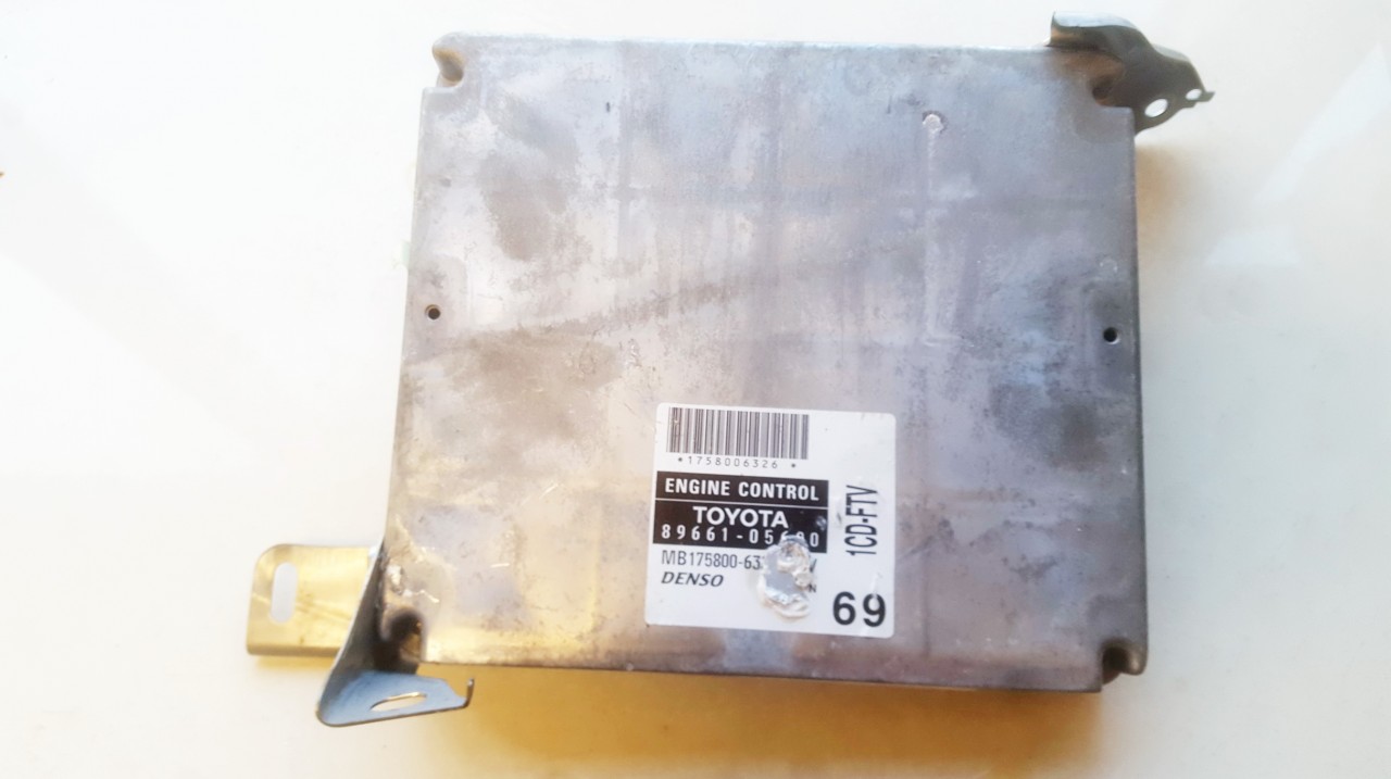 8966105680 89661-05680, 1CDFTV ECU Engine Computer (Engine Control Unit ...
