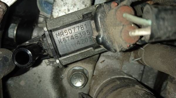 MR507781 K5T48395 Electrical selenoid (Electromagnetic solenoid ...
