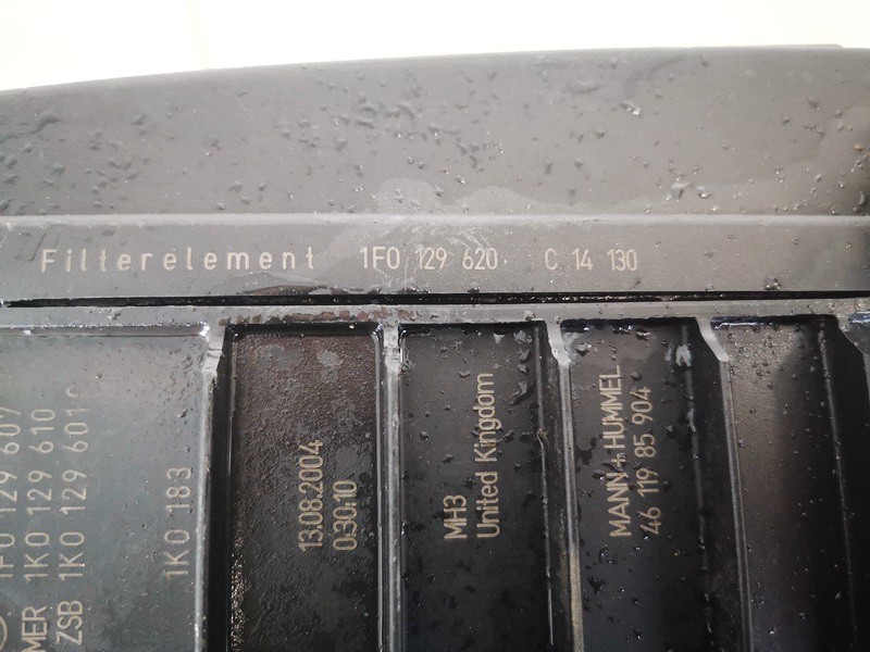1f0129620 1k0129601 Air filter box Volkswagen Golf 2004 2.0L ...
