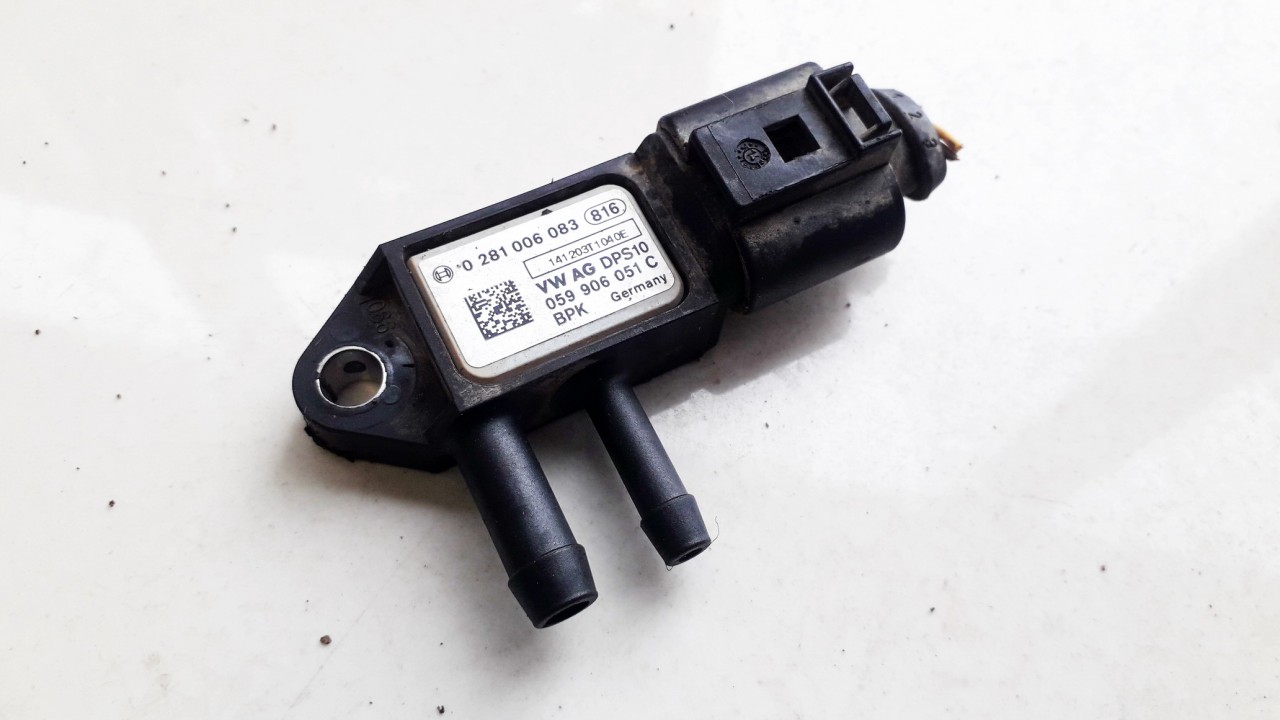 0281006083 059906051C DPF Pressure Sensor (DPF Exhaust Differential ...