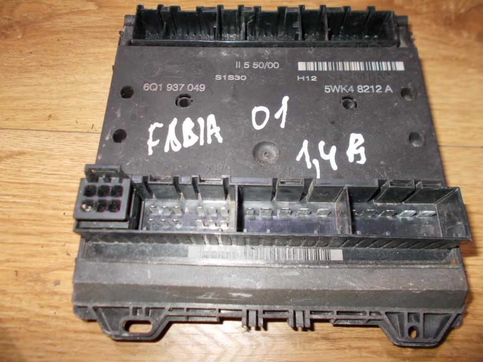 6q1937049 5wk48212a General Module Comfort Relay (Unit) Skoda Fabia ...