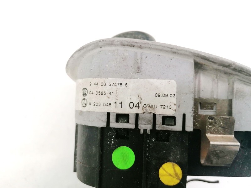 2440657476 A2035451104 Headlight adjuster switch (Foglight Fog Light ...