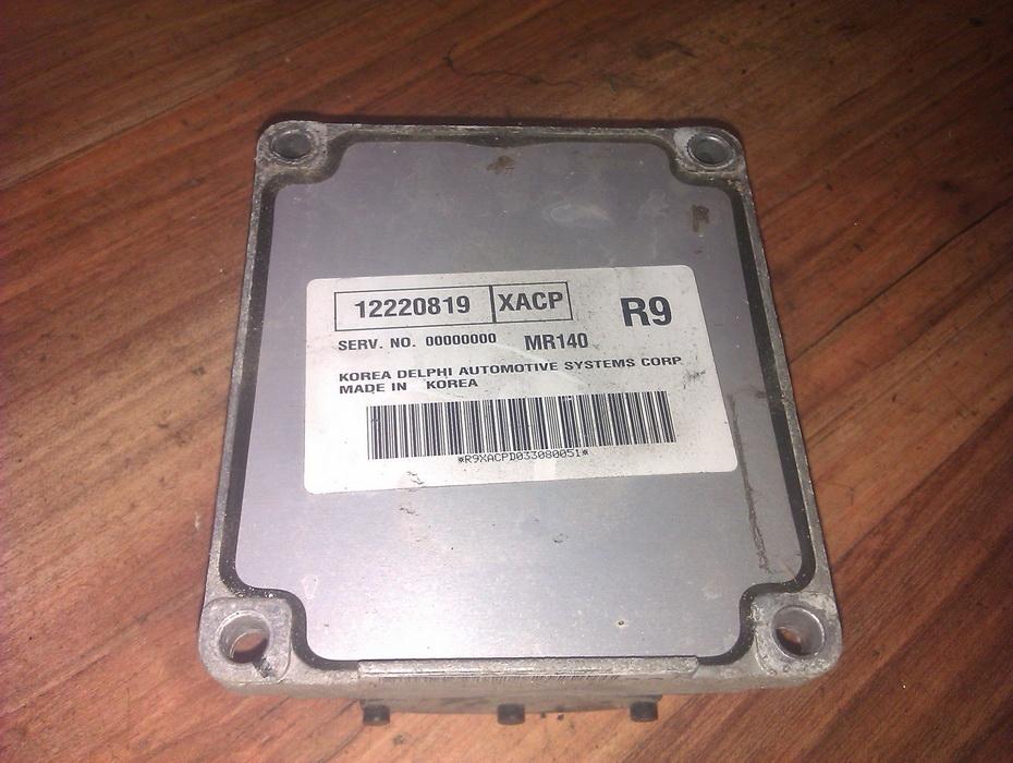 12220819 ECU Engine Computer (Engine Control Unit) Daewoo Tacuma 2002 2 ...