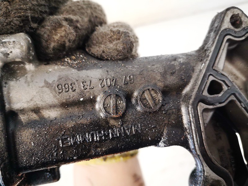 6740273366 6740230490 Oil Filter Housing (oil filter cooler) Mercedes ...