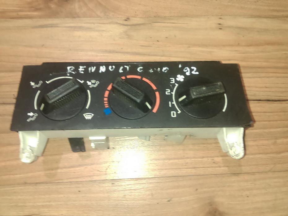 9041701917 Climate Control Panel (heater control switches) Renault Clio ...