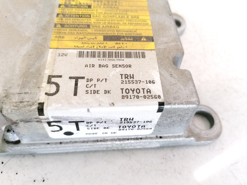 8917002560 89170-02560, 215537106 Airbag crash sensors module Toyota ...