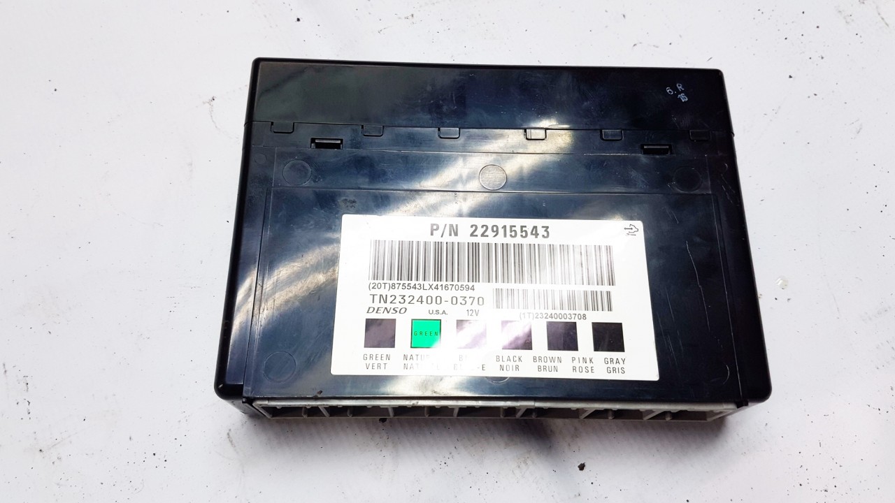 22915543 TN232400-0370 General Module Comfort Relay (Unit) Opel Antara ...