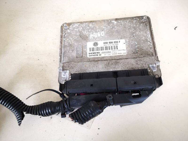 03d906033f 5wp40298 ECU Engine Computer (Engine Control Unit ...