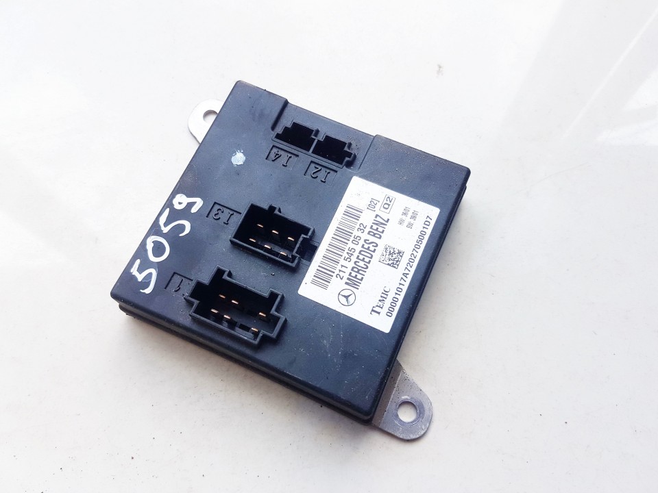 2115450532 Mercedes-Benz E-CLASS 2002 Door control relay (DOOR CONTROL ...