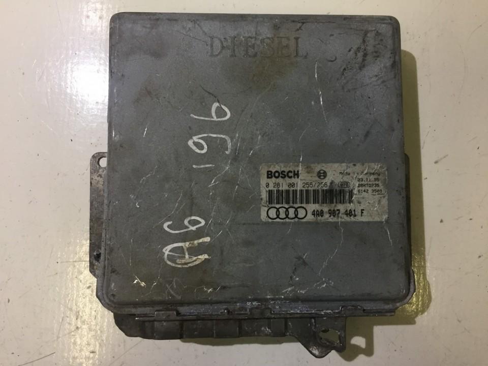 A0907401F 0281001255/256 ECU Engine Computer (Engine Control Unit) Audi ...