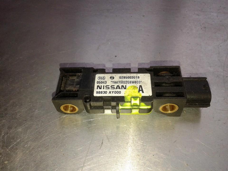 0285003019 98830AY000 Srs Airbag crash sensor Nissan Primera 2002 1.7L ...