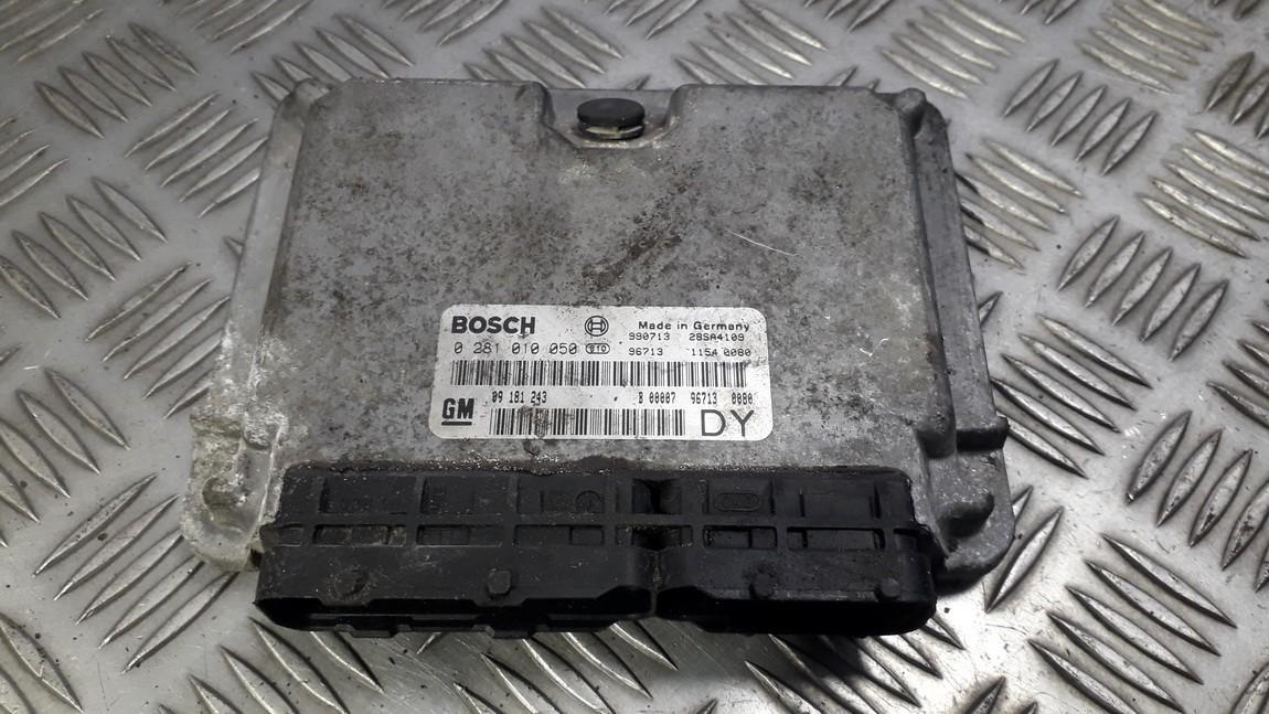 0281010050 09181243 ECU Engine Computer (Engine Control Unit) Opel ...