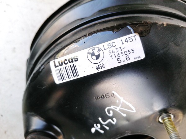 34331165055 3433-1165055 Brake servo - booster (Servo brake) BMW 5 ...