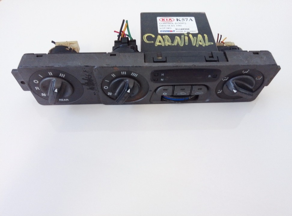 91100390 used Climate Control Panel (heater control switches) Kia ...