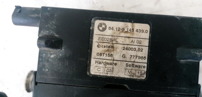 641291454390 64.12-91454390, 777966 Heater thermal valve(valve heater ...