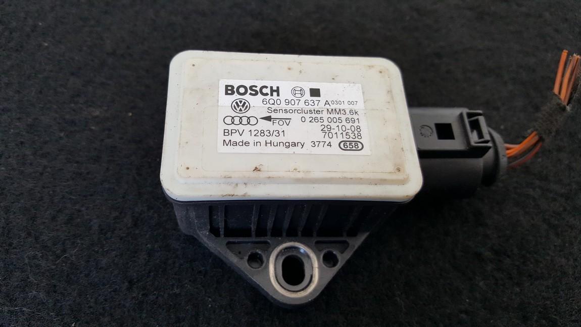 6Q0907637A 0265005691 Esp Accelerator Sensor (ESP Control Unit) Audi A6 ...
