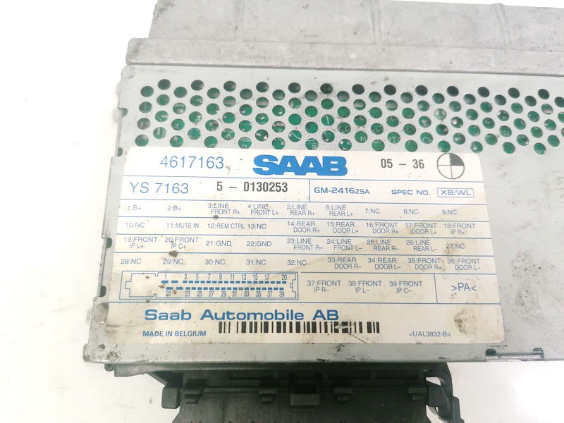 4617163 YS7163 Audio amplifier (Radio Stereo Amplifier) SAAB 9-5 2005 1 ...