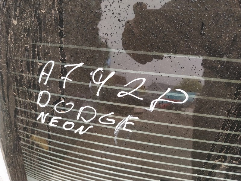 used used Rear Window Dodge Neon 2000 2.0L - EIS01628869 | Used Auto ...