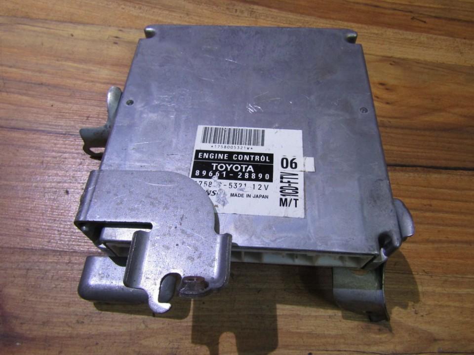 8966128890 89661-28890 ECU Engine Computer (Engine Control Unit) Toyota ...