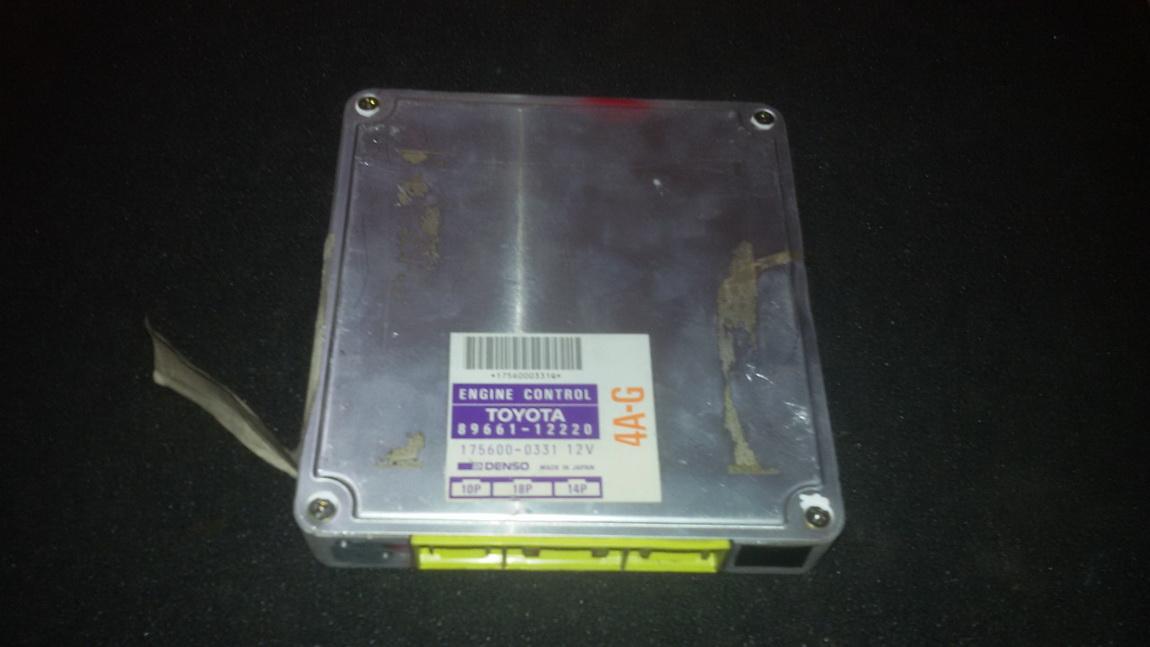 8966112220 175600-0331 ECU Engine Computer (Engine Control Unit) Toyota ...
