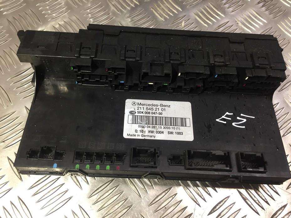 2115452101 5DK00804750 5DK008047-50 Fuse box Mercedes-Benz E-CLASS 2005 ...