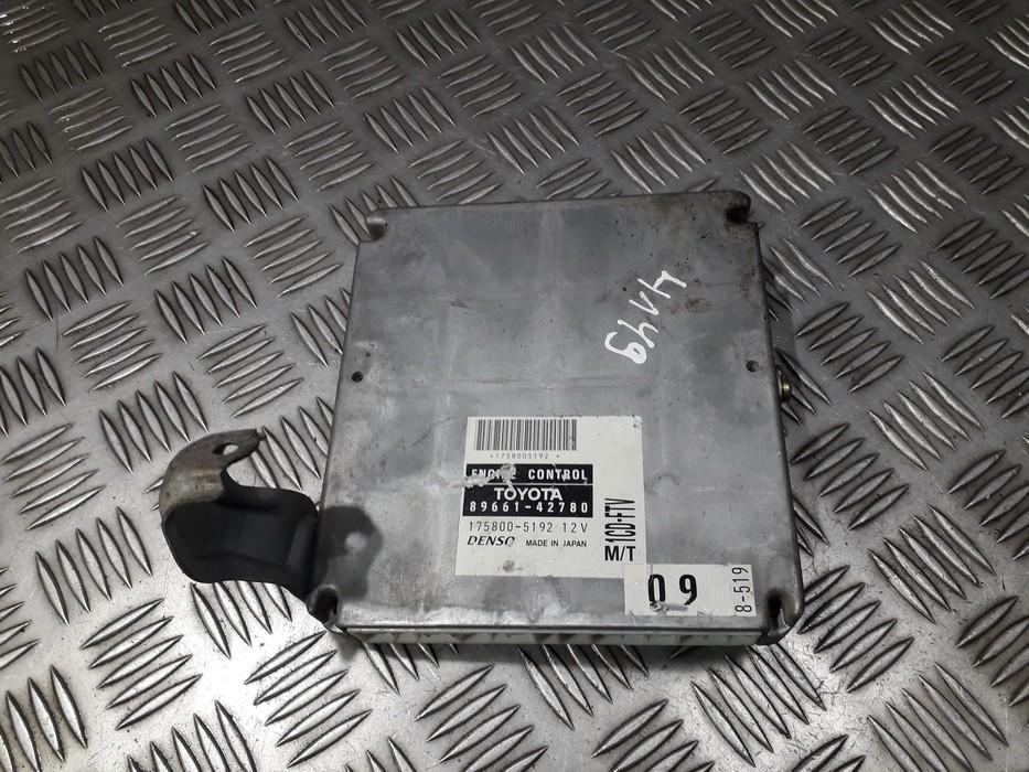 8966142780 89661-42780, 175800-5192 ECU Engine Computer (Engine Control ...