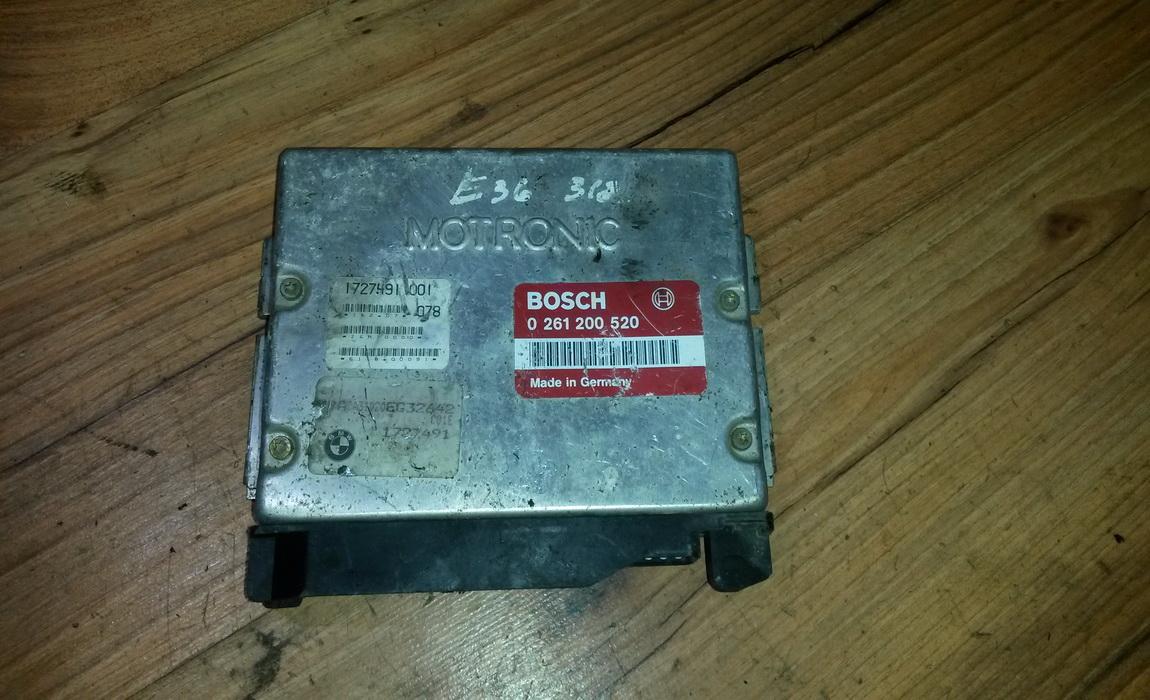 0261200520 1727491 ECU Engine Computer (Engine Control Unit) BMW 3 ...