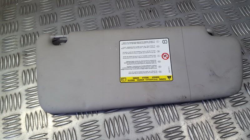 010440018 USED Sun Visor, With Light and Mirror and Clip Opel Meriva ...
