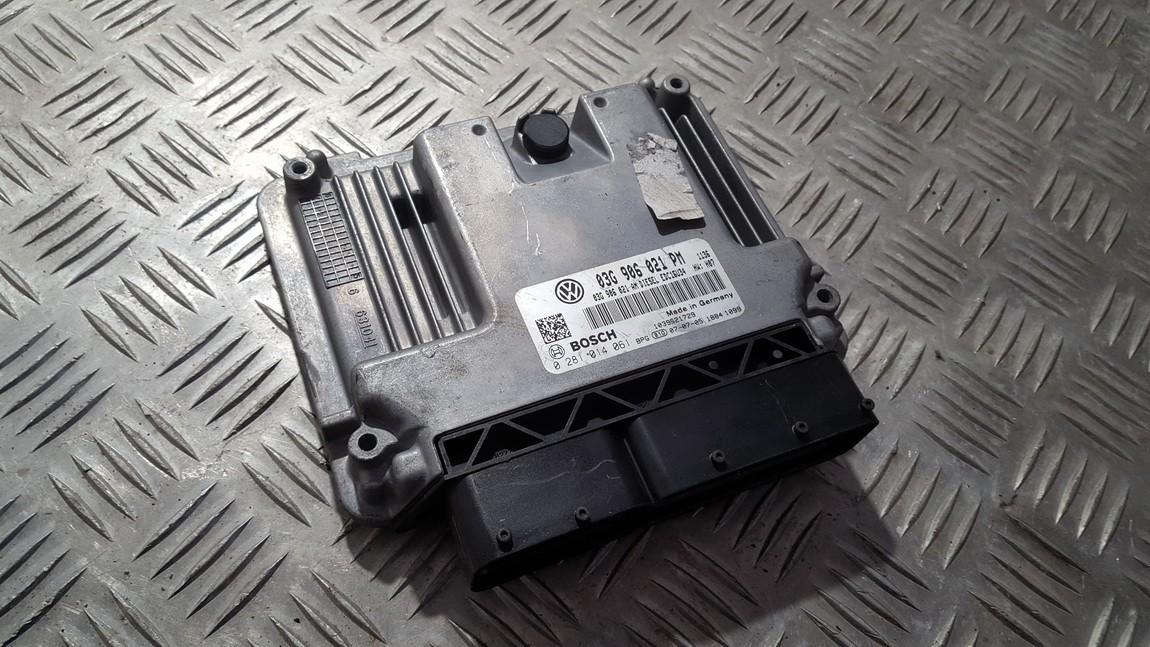 03g906021pm 0281014061 1039s21729 ECU Engine Computer (Engine Control ...