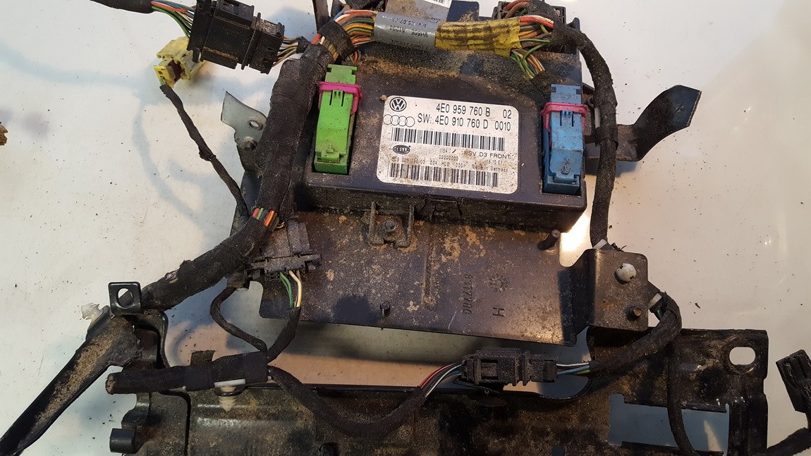 4E0959760B 4E0910760D General Module Comfort Relay (Unit) Audi A8 2006 ...