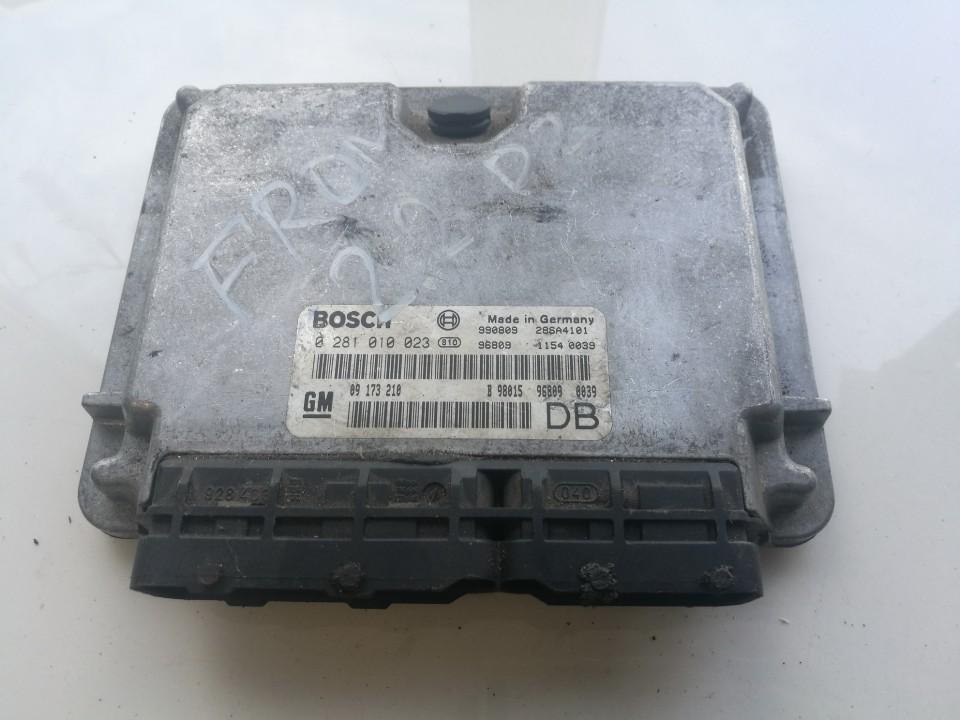 0281010023 09173210 ECU Engine Computer (Engine Control Unit) Opel ...