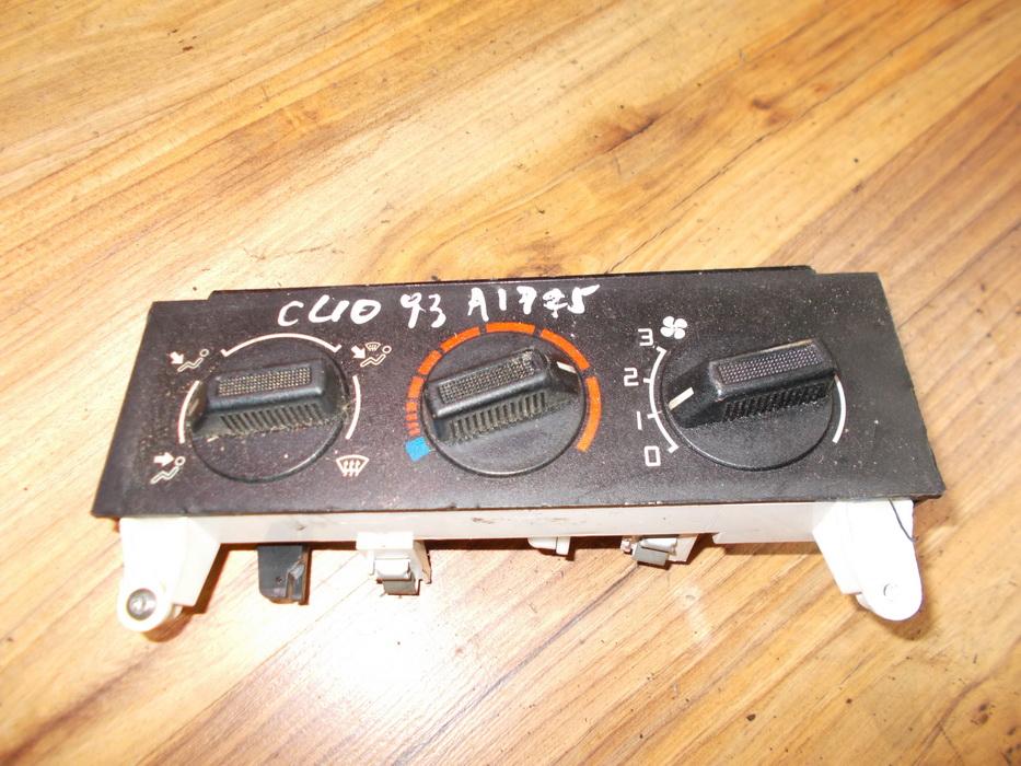 9041701917 Climate Control Panel (heater control switches) Renault Clio ...
