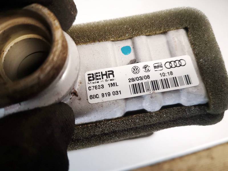 6q0819031 used Heater radiator (heater matrix) Volkswagen Fox 2008 1.2L ...