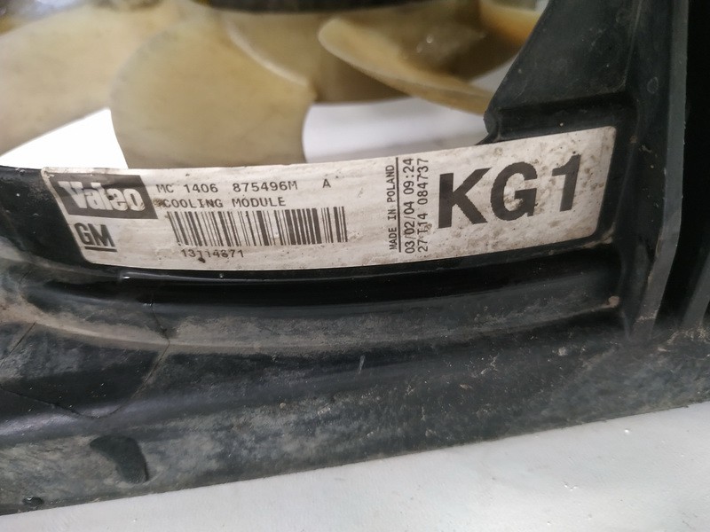 875496m used Diffuser, Radiator Fan Opel Vectra 2003 - EIS01549798 ...