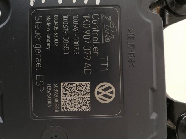 1K0907379AD 1K0614517BD ABS Unit (ABS Brake Pump) Volkswagen Golf 2009 ...