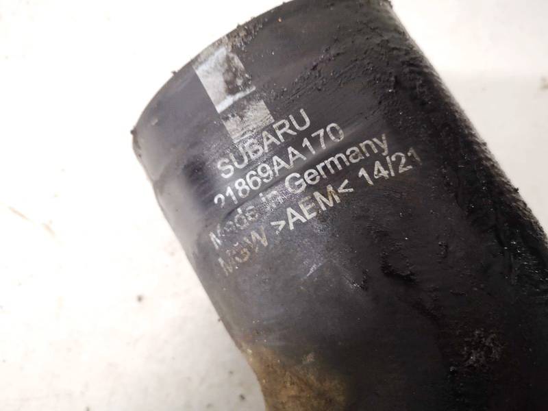 21869aa170 used TURBO INTERCOOLER PIPE HOSE Subaru Forester 2008 2.0L ...